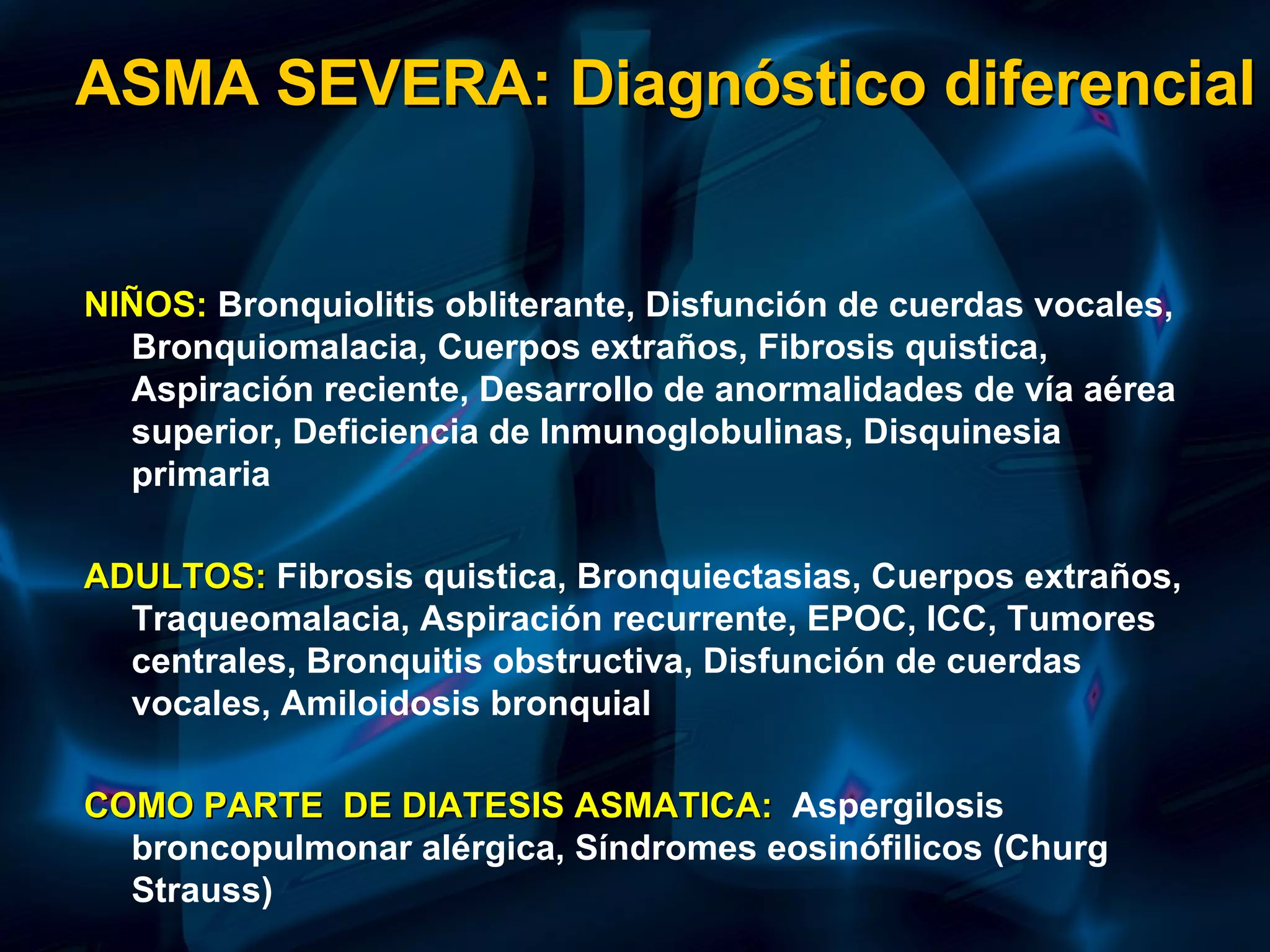 Asma Aguda Exacerbaciones | PPT
