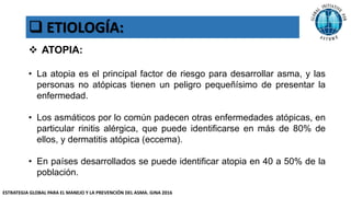 Asma - Fisiopatologia para alumnos preclinica | PPT