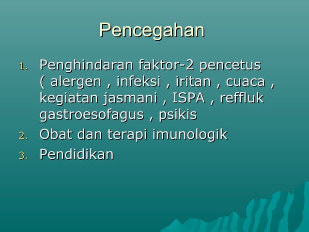 Asma anak | PPT