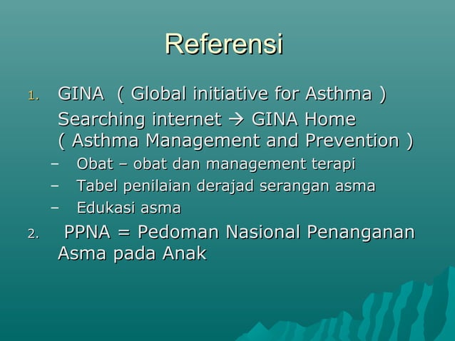 Asma anak | PPT