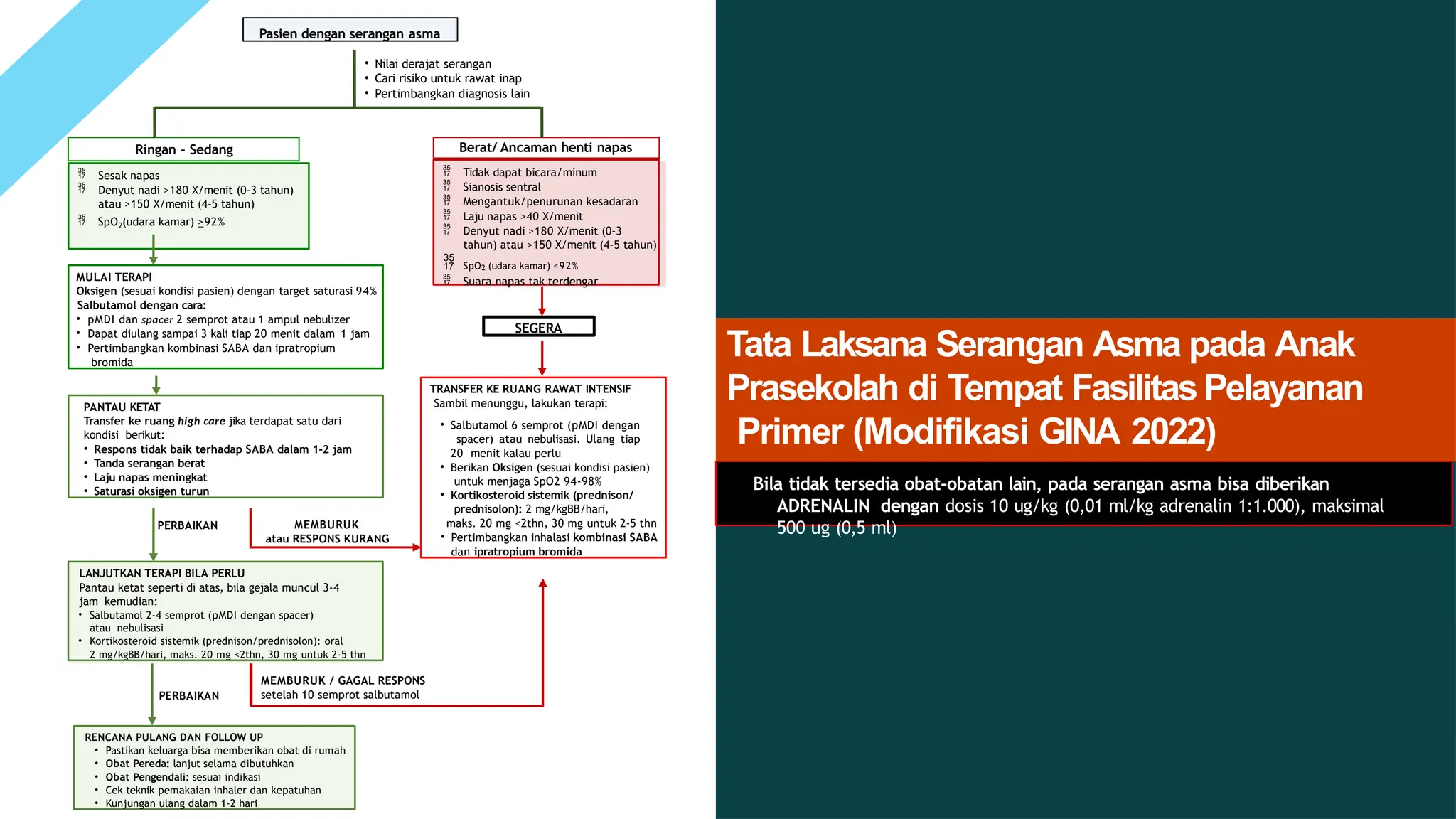 Asma pada anak di fasilitas kesehatan atau tenaga kesehatan | PPTX