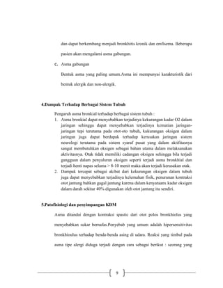 Asma bronchial | DOCX
