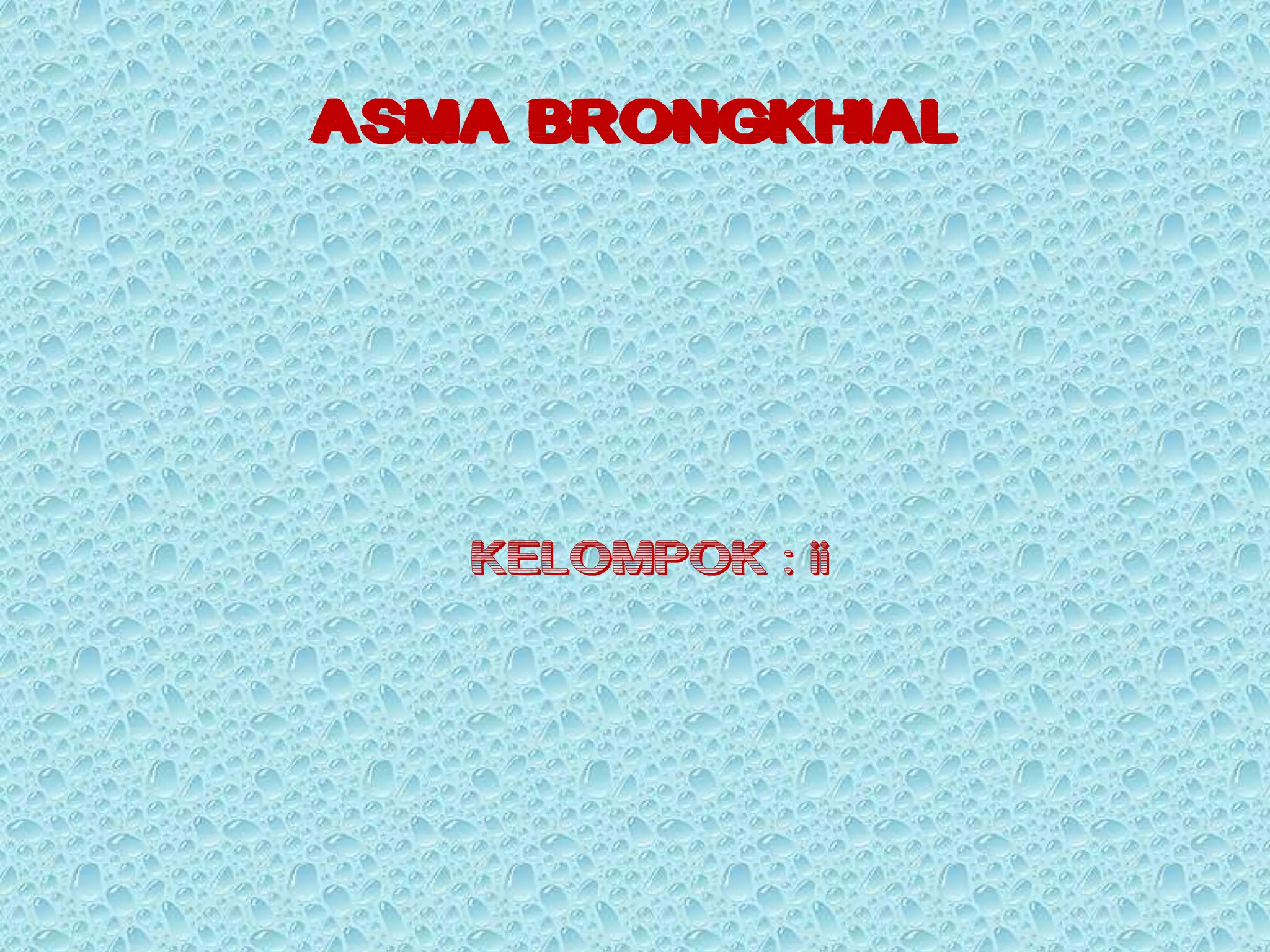 Asma bronchial | PPTX