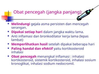 farmakologi dan terapi obat obat anti asma | PPT