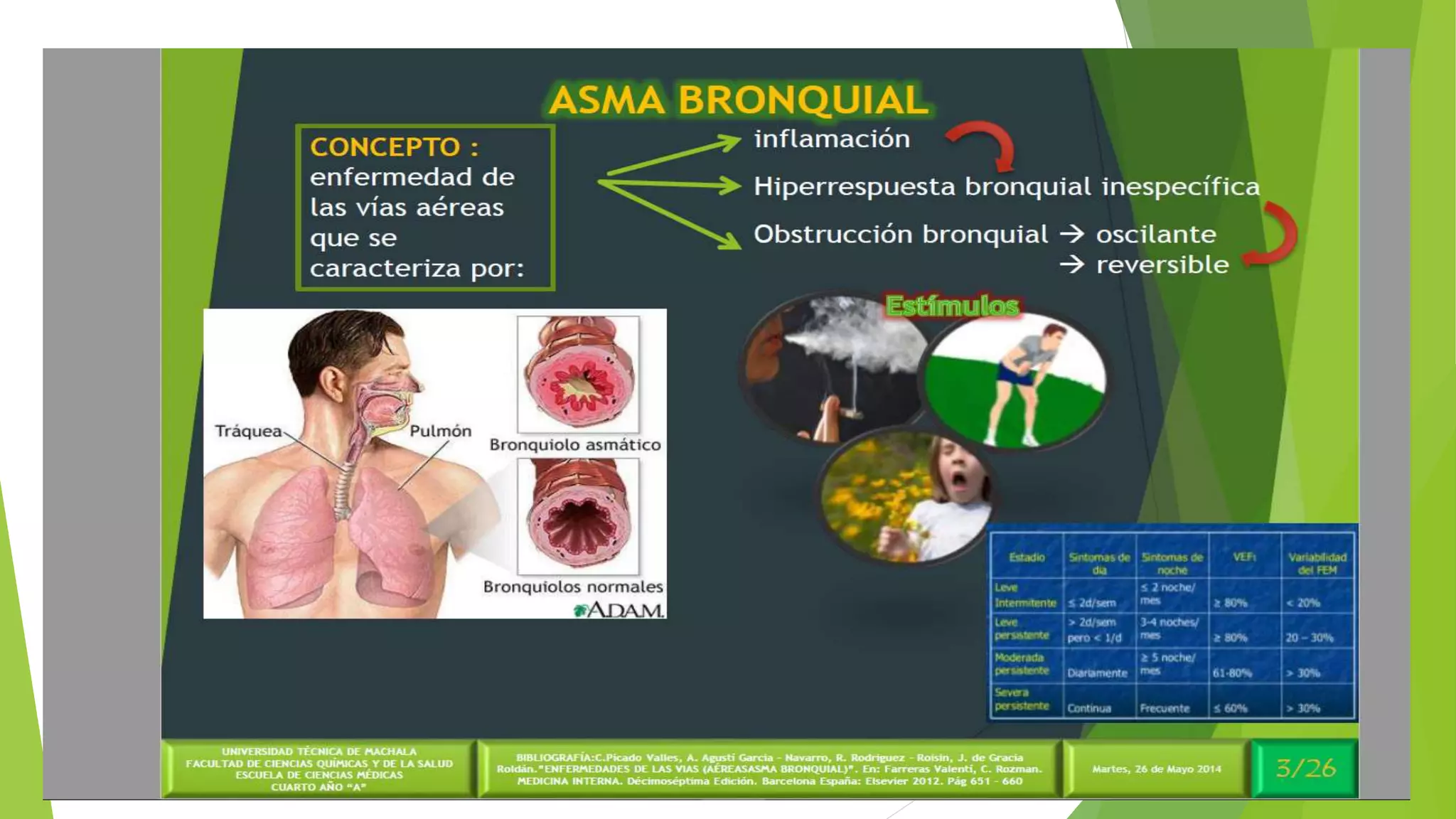 Asma Bronquial Dra Maria Moran A Pptx