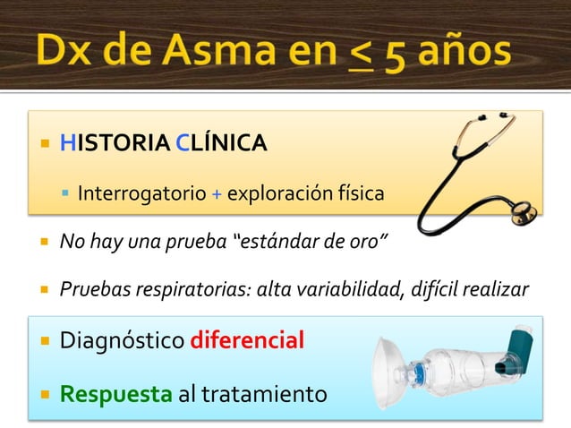 Asma en menores de 5 años - Prof. Ortega Martell | PPT