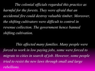 Forest society and colonialism | PPTX