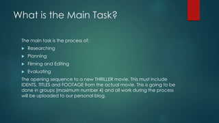 AS main task explanation | PPTX