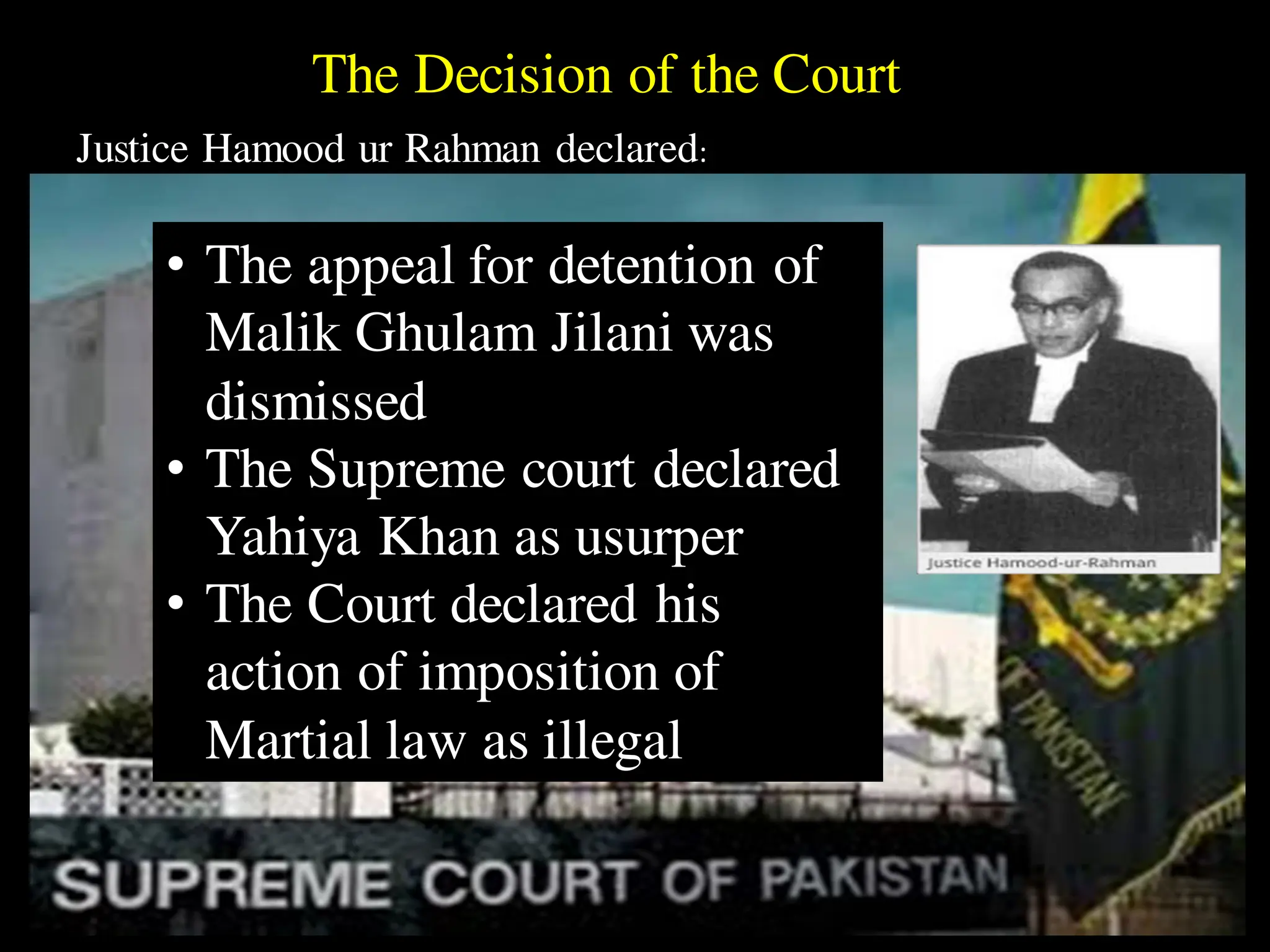 ASMA JILANI EXPLAINED CASE PLD 1972 FOR CSS | PDF