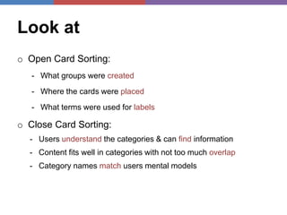 What is Card Sorting and how can we do it - WIAD 2014 | PPT