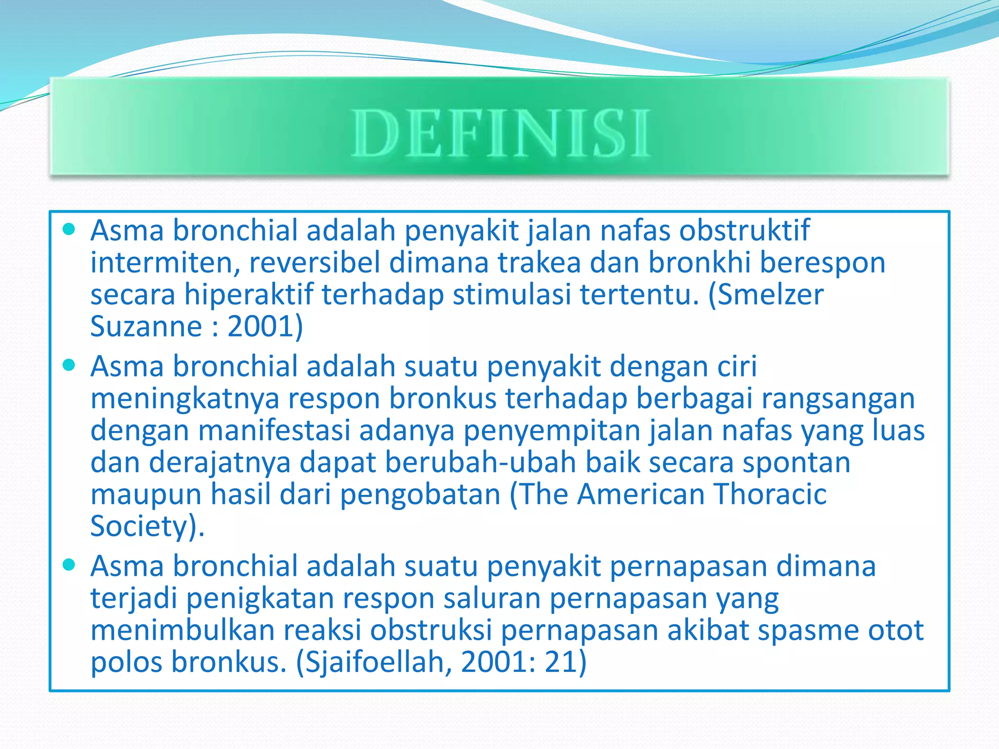 Asma Bronkhiale | PPTX