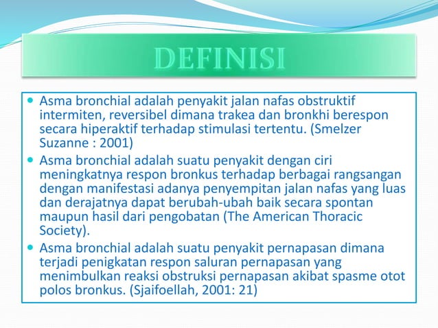Asma Bronkhiale | PPT