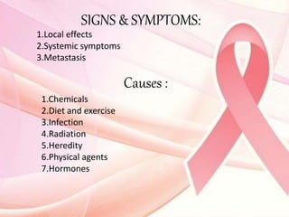 topic cancer | PPTX