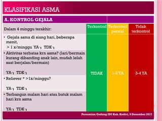 ASMA PADA ANAK IDI PEDOMAN NASIONAL ASMA | PPTX
