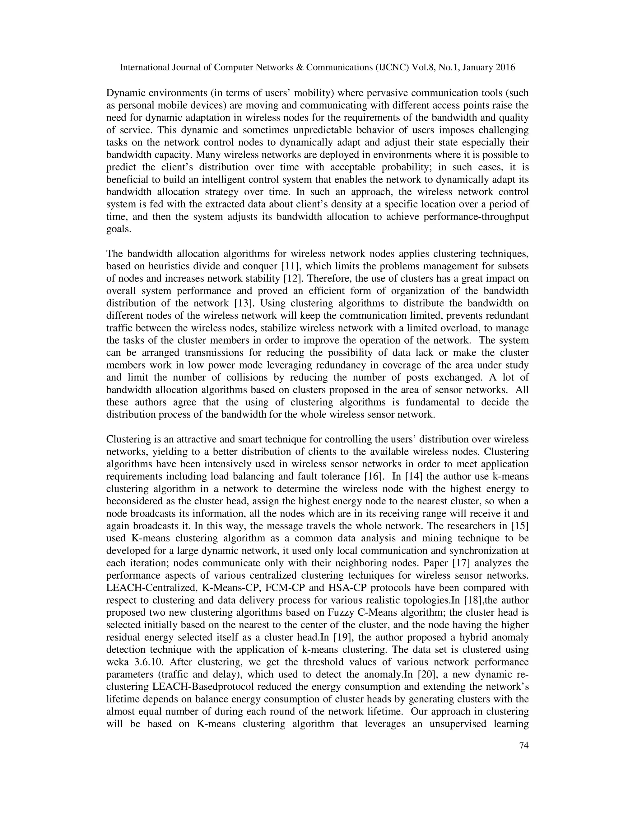A Smart Clustering Based Approach To Pdf Internet Of Things Internet