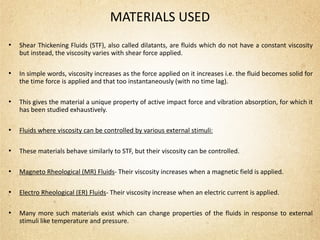 A smart fluid based packaging protection system | PDF | Chemistry | Science