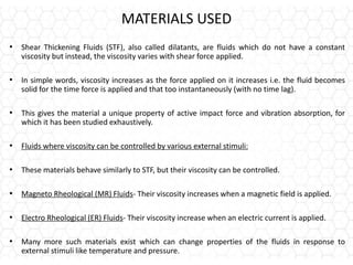A smart fluid based vehicle safety system | PPT