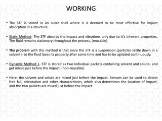 A smart fluid based vehicle safety system | PPT