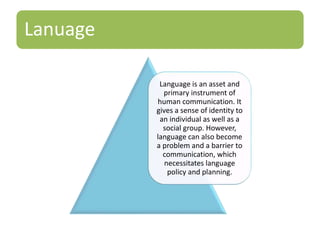 Language planning and language shift | PPTX