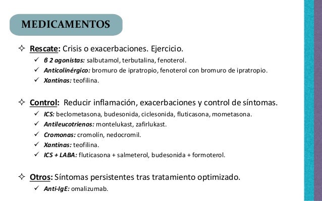 Asma tratamiento