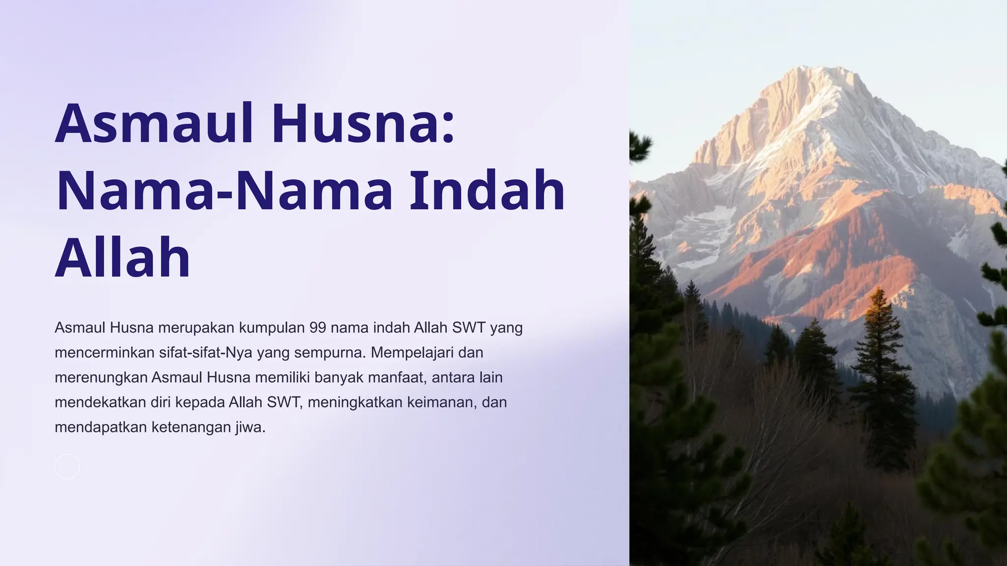 Asmaul-Husna-Nama-Nama-Indah bagi Allah SWTAllah.pptx