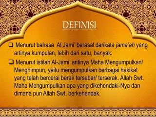 Asma’ul husna - Al Jami' | PPTX