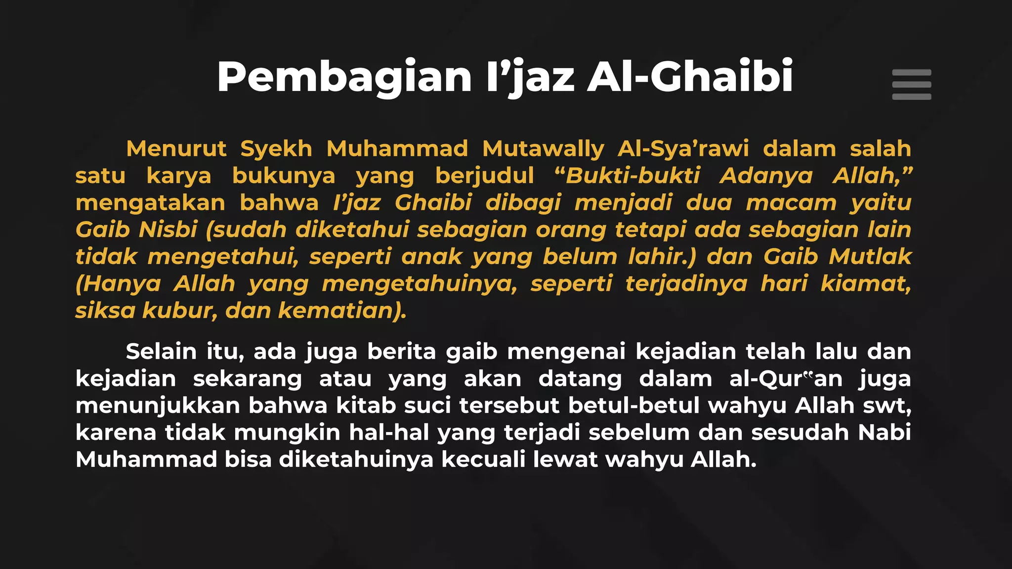 Dr. Hasani AHmad Said, M.A. - Masjid Asmaul Husna - I'jaz Alquran dalam ...