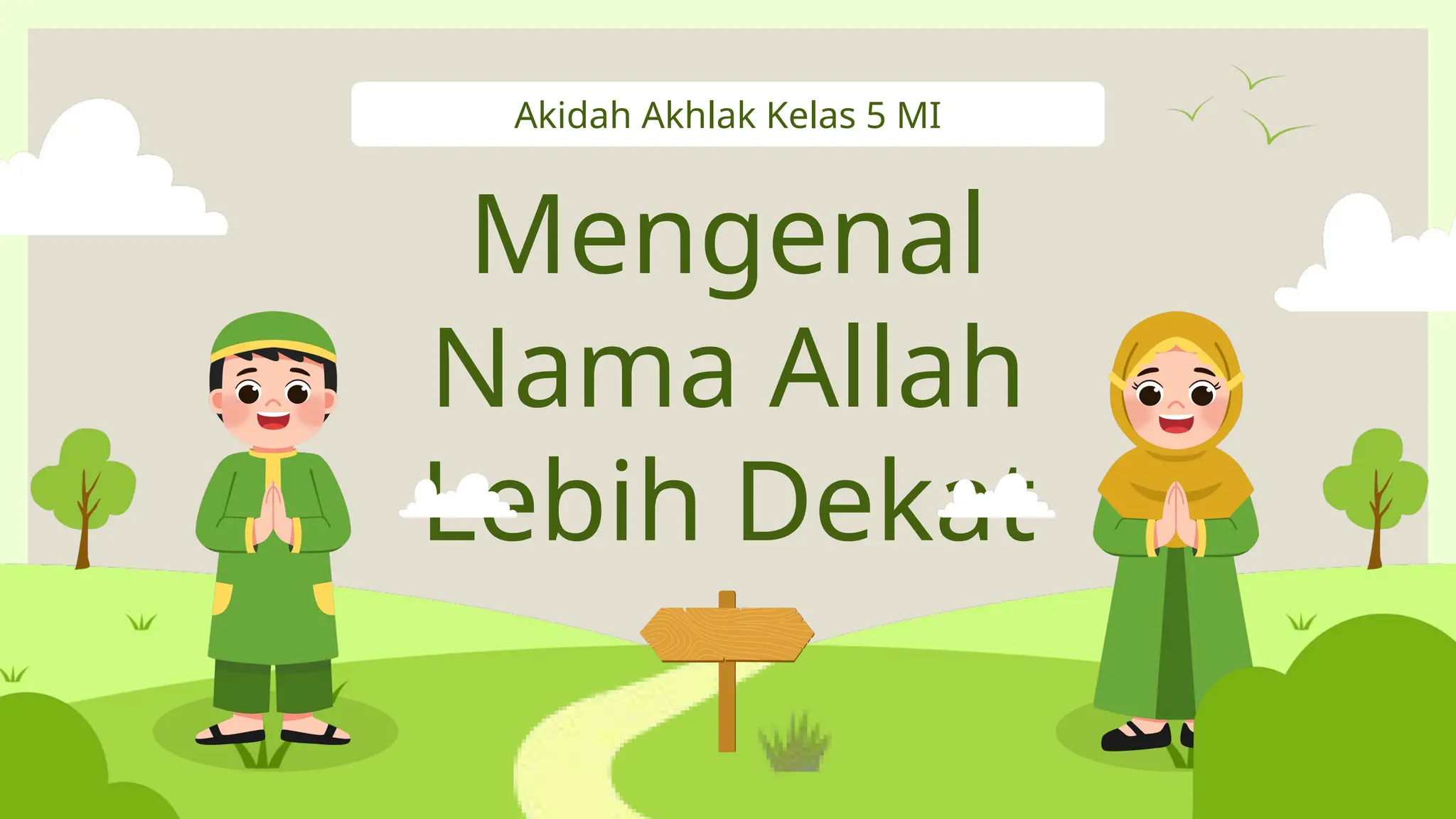 Asmaul Husna Akidah Aklak Kelas 5 MI.pptx
