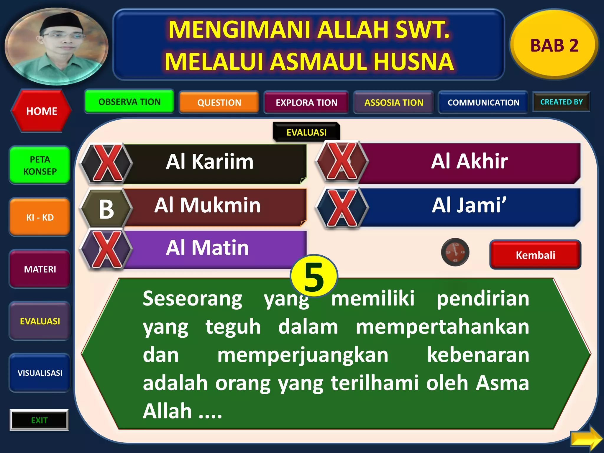 Asmaul husna (ppt pai sma kelas x 2013) | PDF