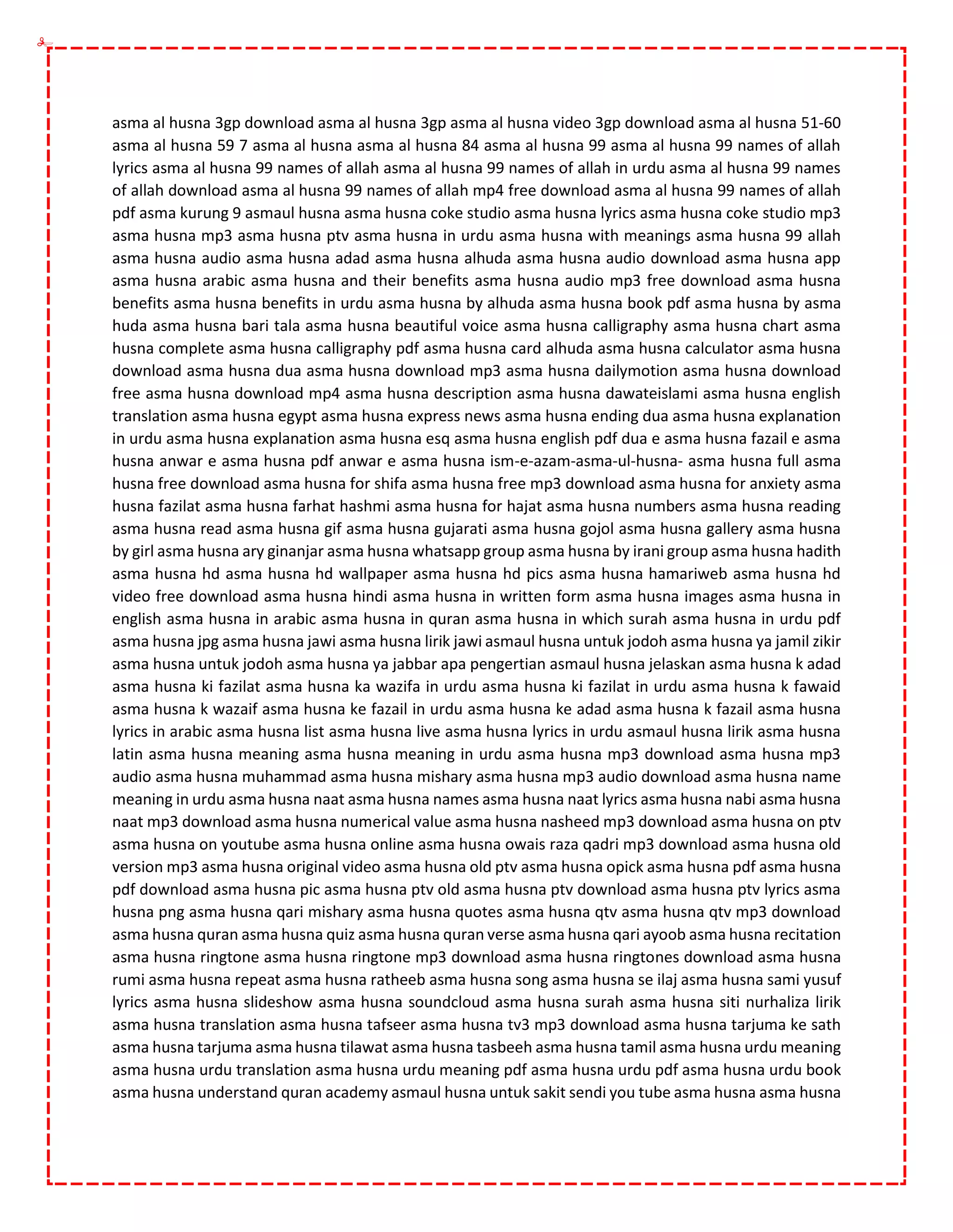 Asma Ul Husna Zikr O Dua Ki Rabbani Asool Asma Ul Husna 99 Names Of