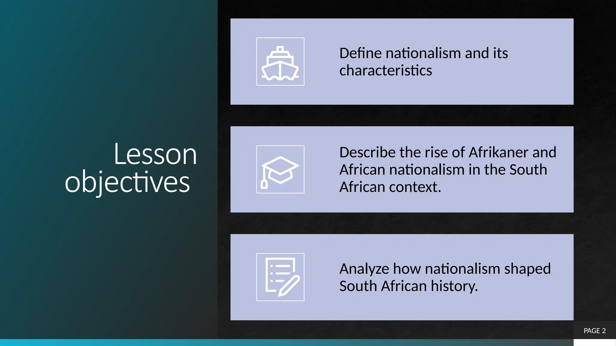 Grade 11 History: Nationalisms:South Africa.pptx