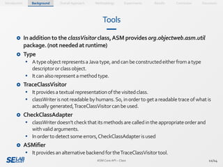 ASM Core API - Class | PPTX