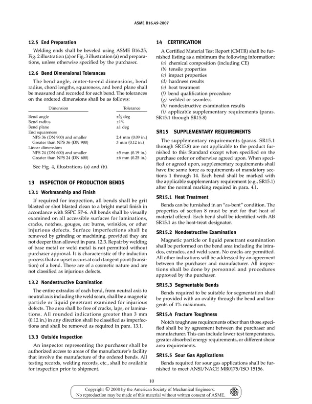 ASME-B16.49.pdf | Chemistry | Science
