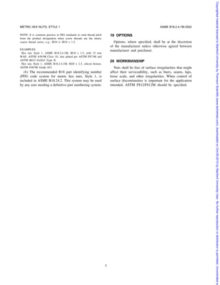 Asme b18241m | PDF