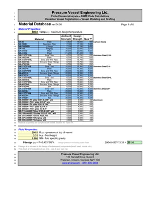 Asme9 fea report | PDF