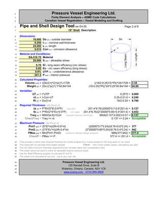 Asme9 fea report | PDF