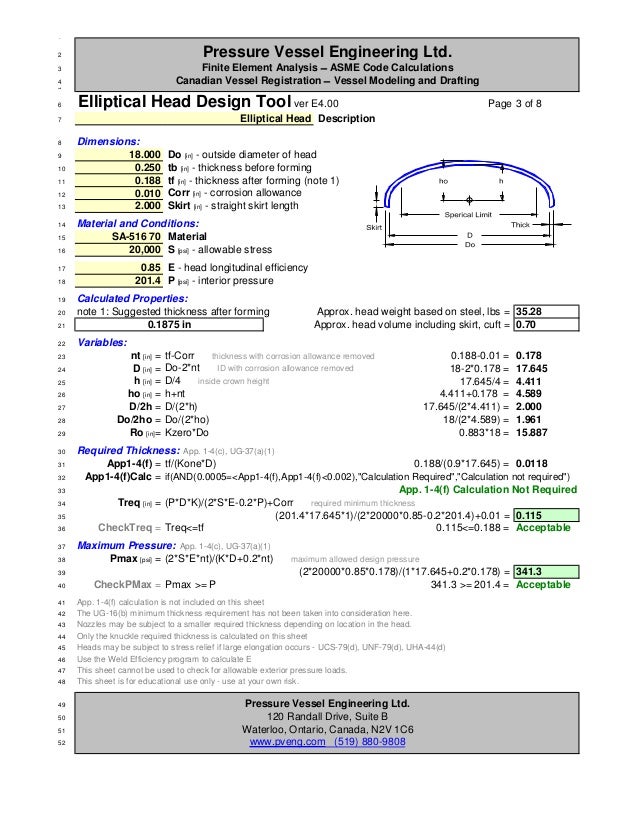 Asme9 fea report