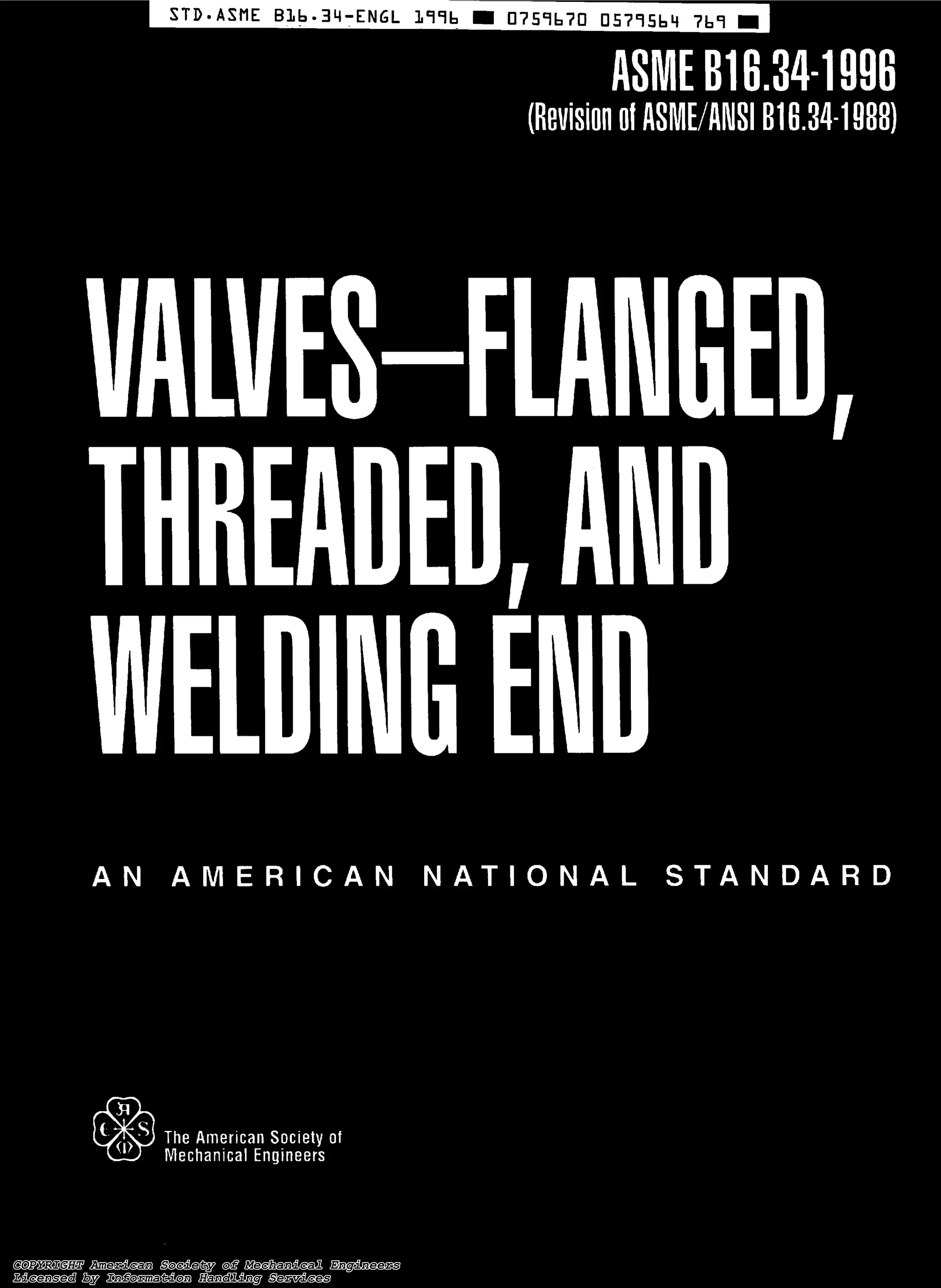 Asme b16.34 flanged,_threaded_and_welded_valves | PDF