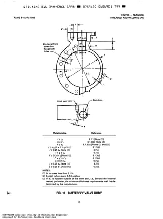 Asme b16.34 flanged,_threaded_and_welded_valves | PDF