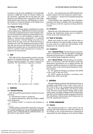 Asme B16.9 Fitting soldables | PDF
