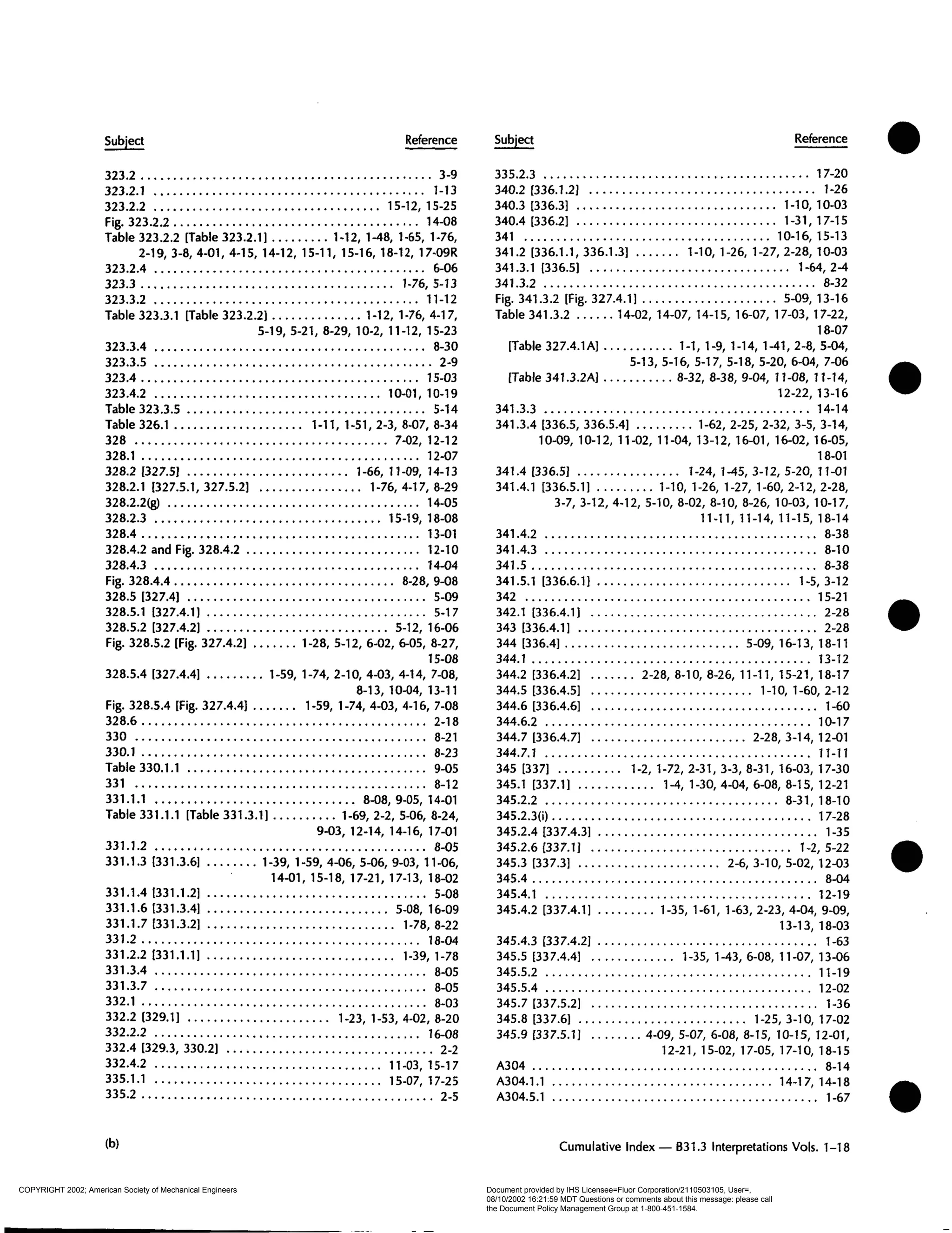 Asme b31.3 interpretation | PDF