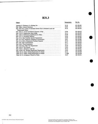 Asme b31.3 interpretation | PDF