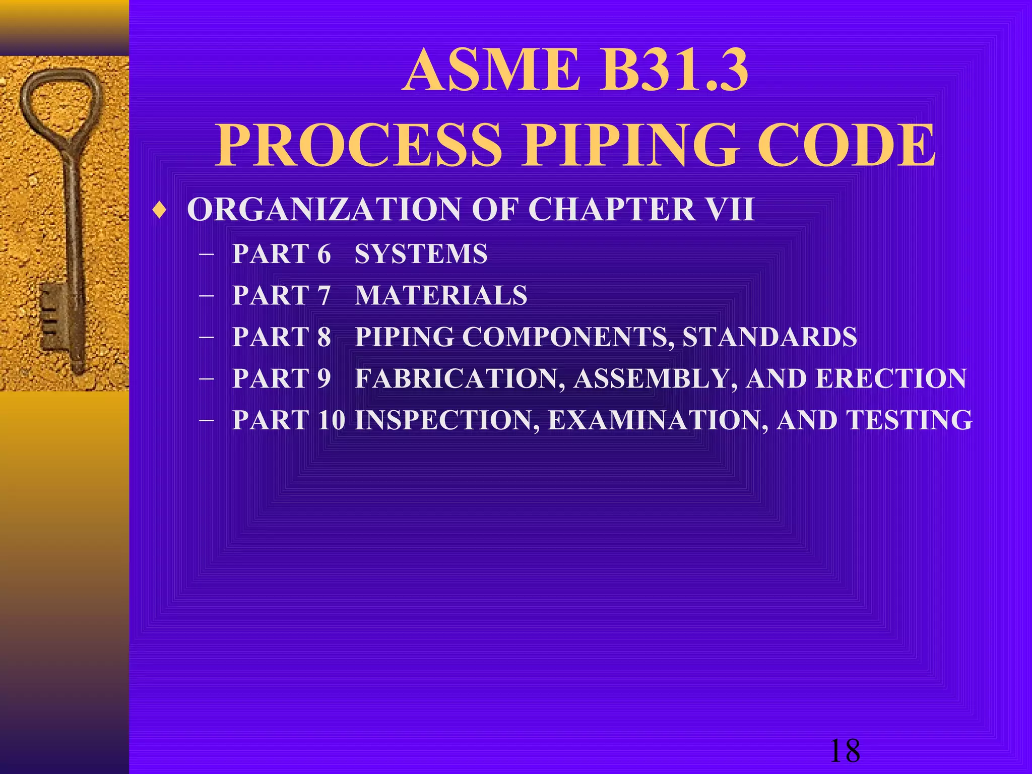 Asme b31,pressure piping code | PPT