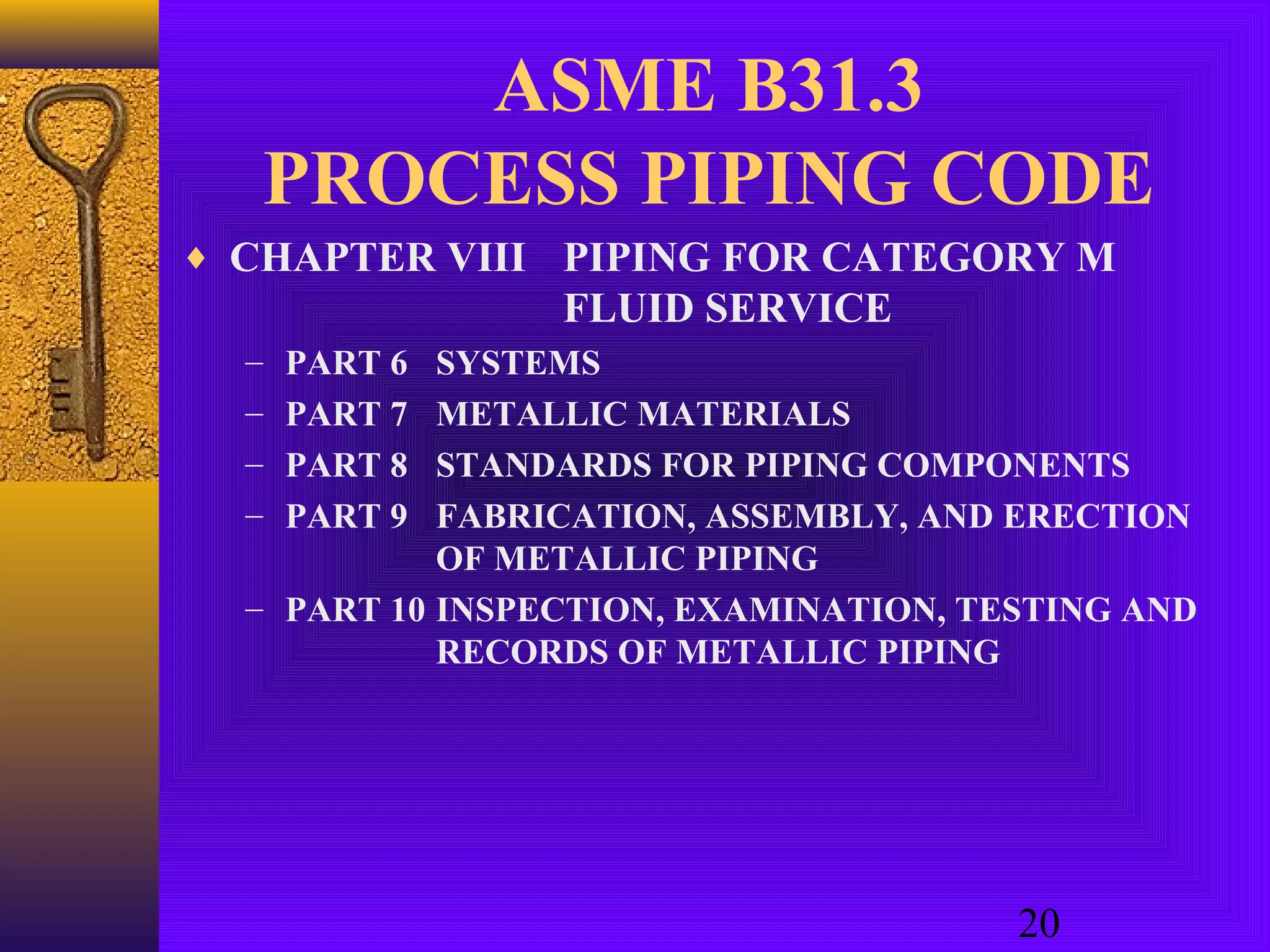 Asme b31,pressure piping code | PPT
