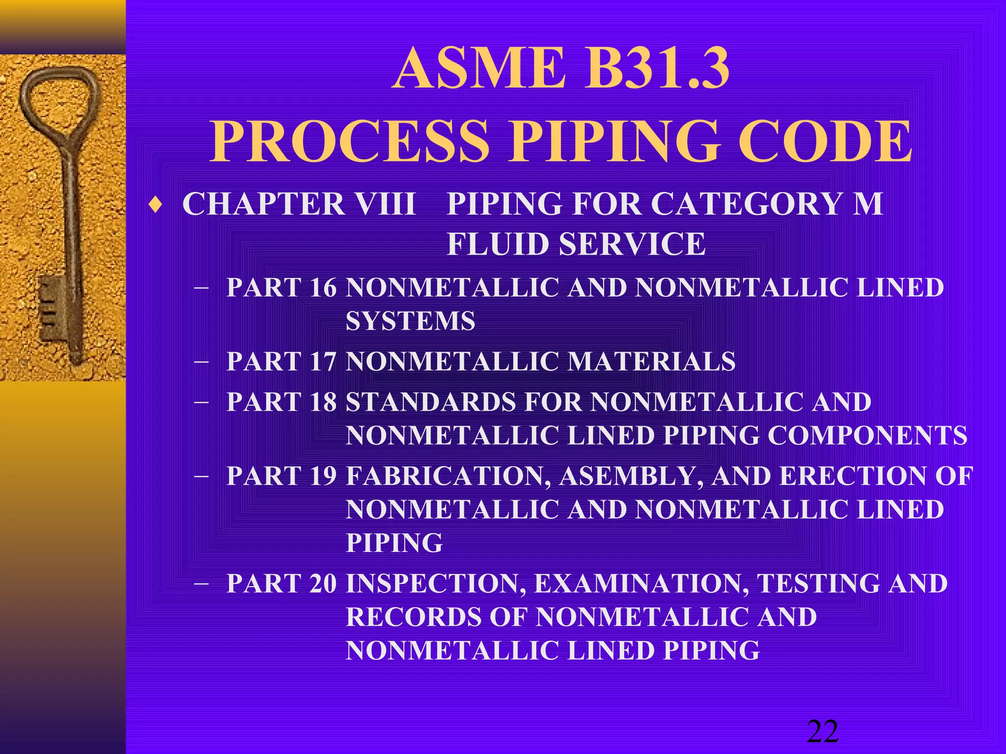 Asme b31,pressure piping code | PPT