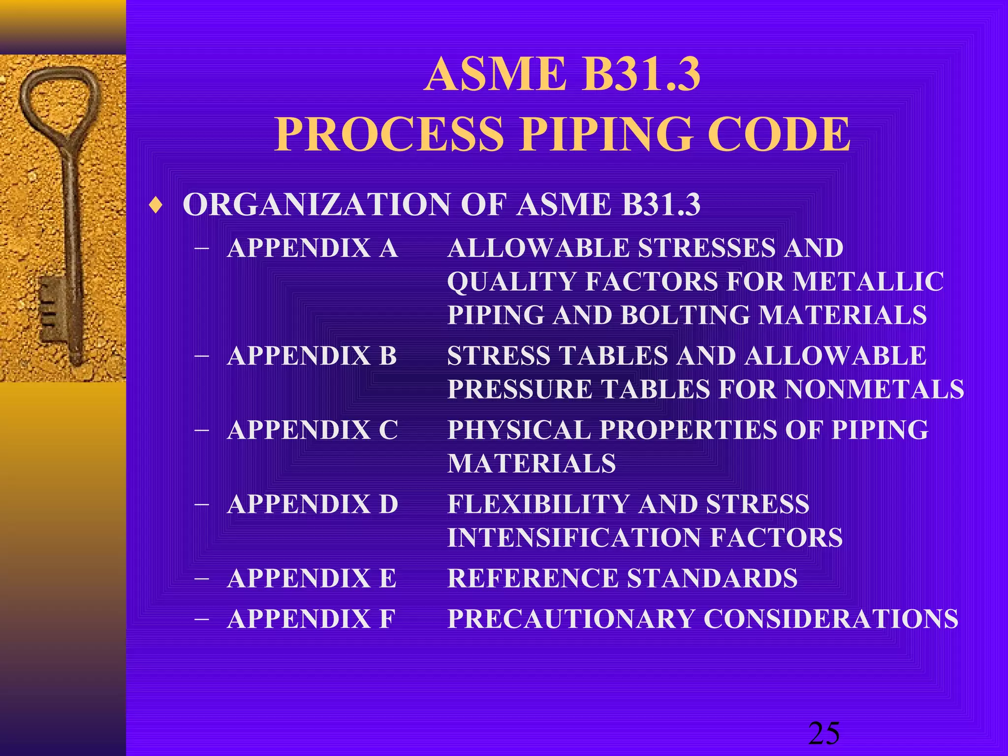 Asme b31,pressure piping code | PPT