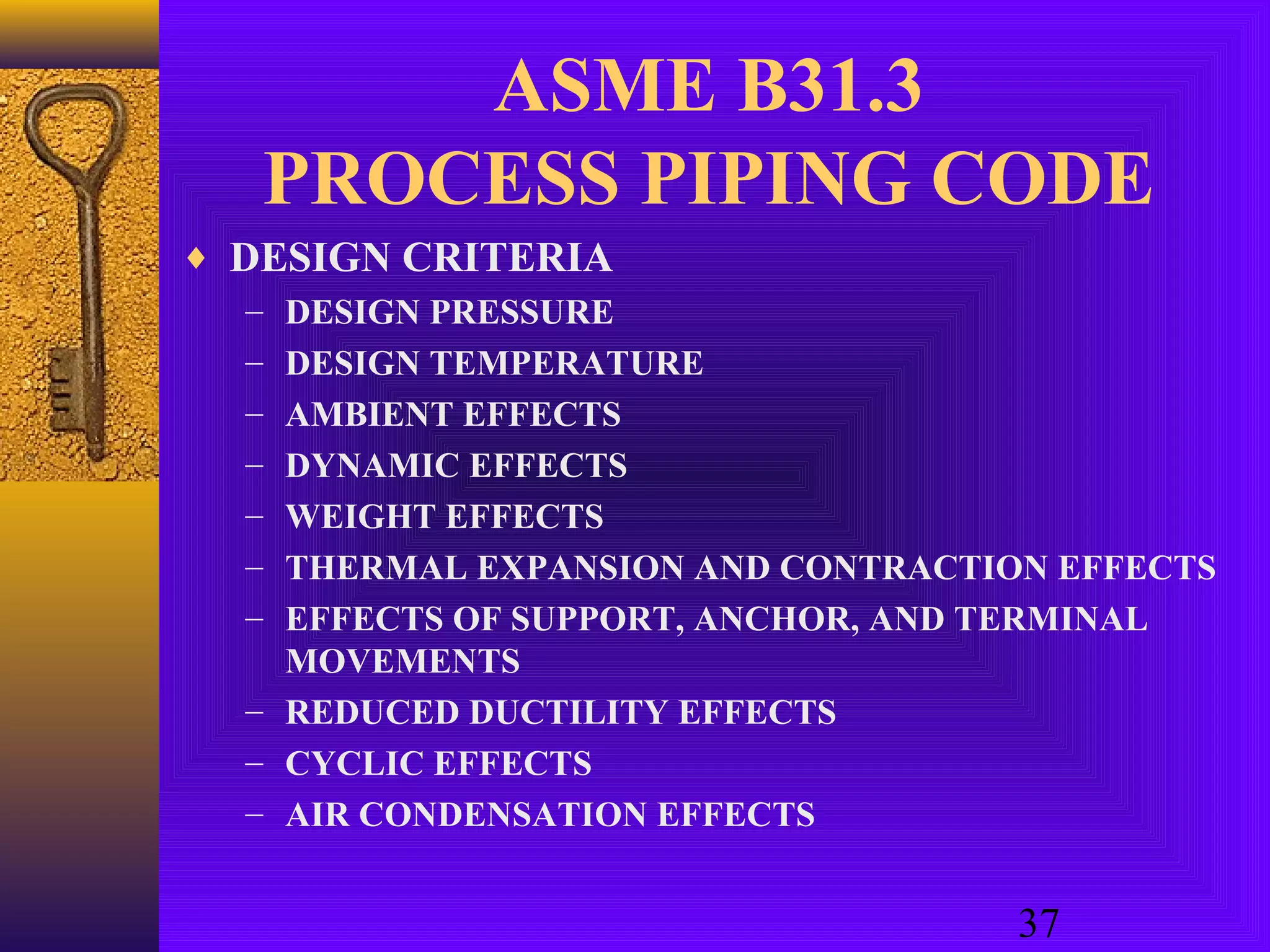 Asme b31,pressure piping code | PPT
