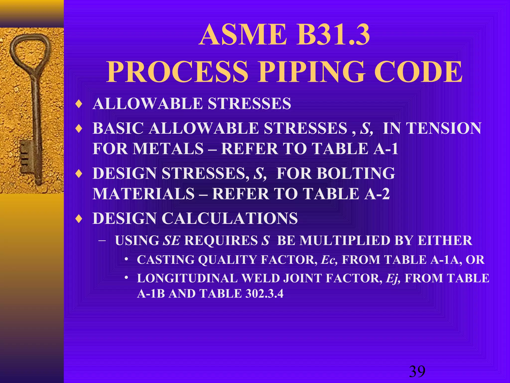 Asme b31,pressure piping code | PPT