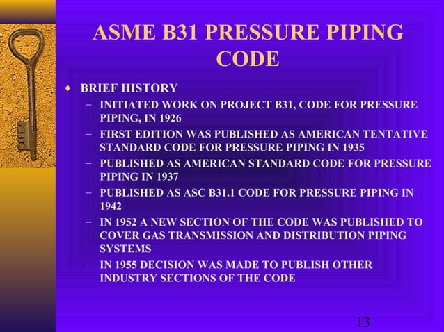 Asme b31,pressure piping code | PPT