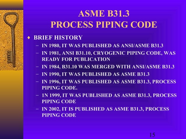 Asme b31,pressure piping code | PPT
